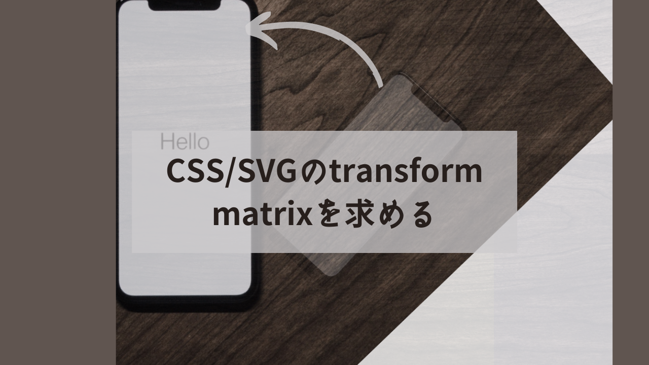 CSS/SVGのtransform matrixを求める。3点からアフィン変換を計算するツール！ | しずかなかずし